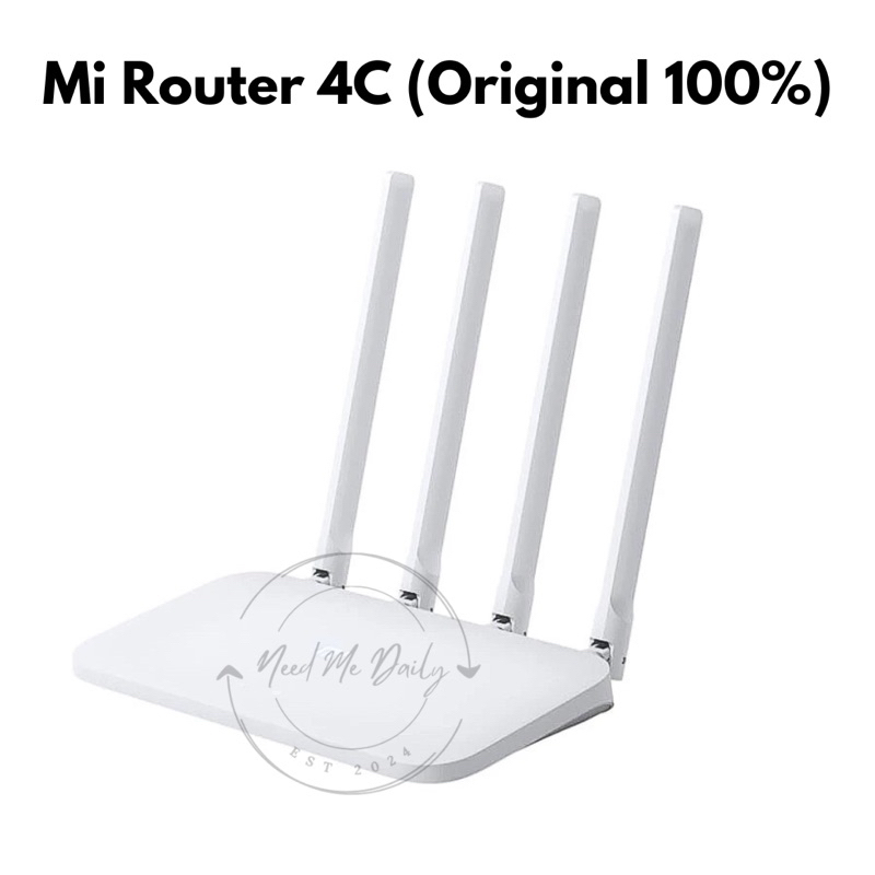 Jual [100%Original] Xiaomi Router 4C | 4 Antena Omnidirectional | Memori 64 MB 300Mbps | 2.4GHz ...