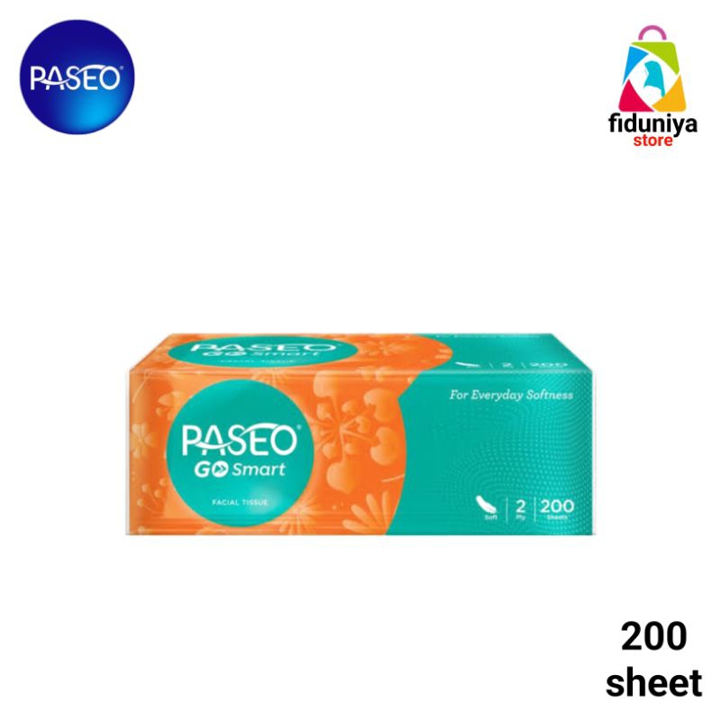Jual TISSUE PASEO Go Smart 200 Sheet 2 Ply | Shopee Indonesia