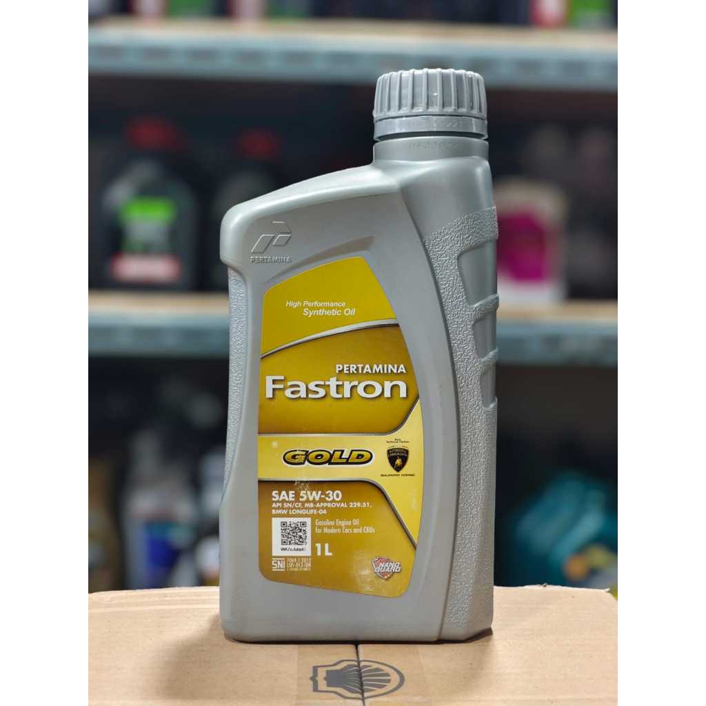 Jual OLI MOTOR PERTAMINA FASTRON GOLD SAE 5W-30 RACING BMW LONGLIFE 1L ...