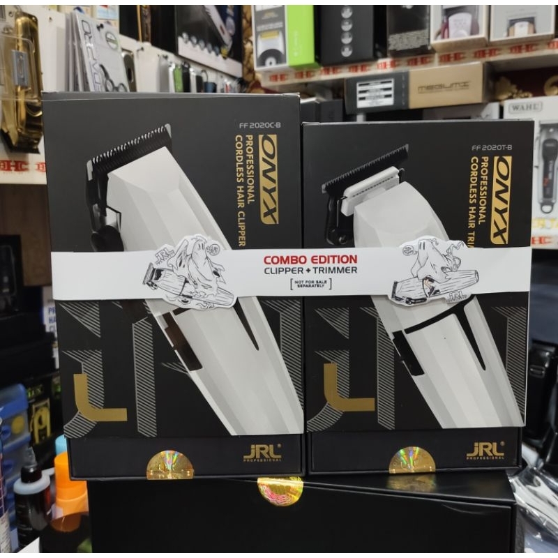 Jual JRL Onyx Putih Combo Orginal Mesin Pencukur Rambut Clipper Trimmer ...