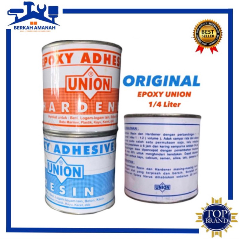 Jual Lem Epoxy Adhesive UNION 1/4 merupakan lem perekat yg sangat kuat ...