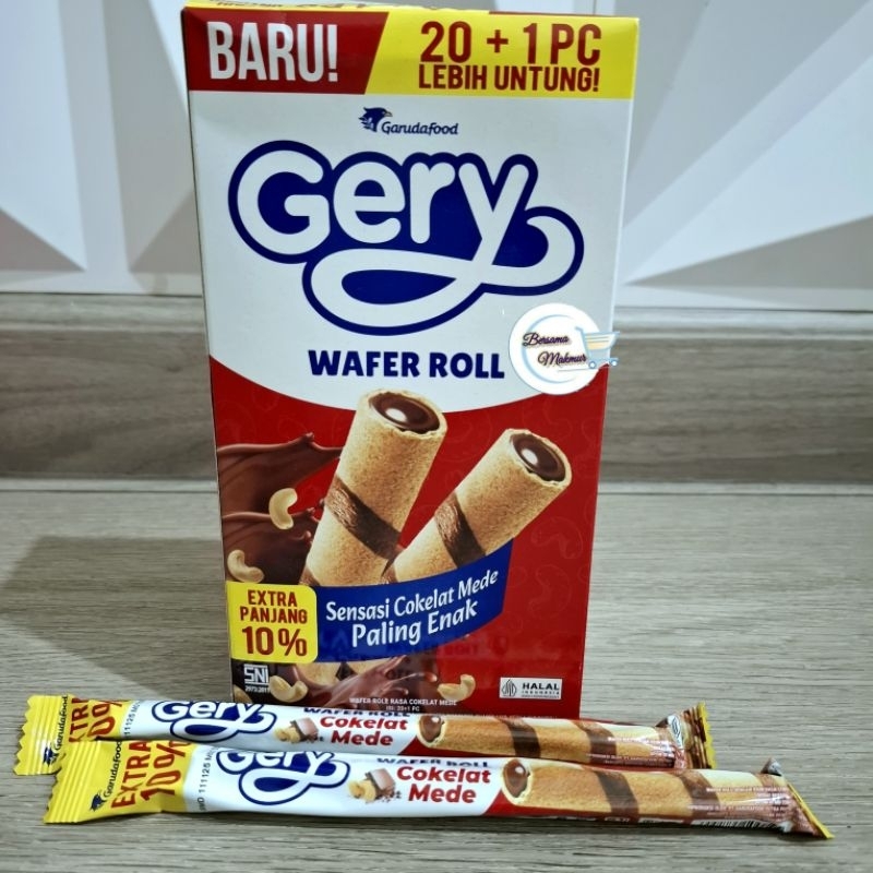 Jual Gery wafer roll box rasa cokelat mede | Shopee Indonesia