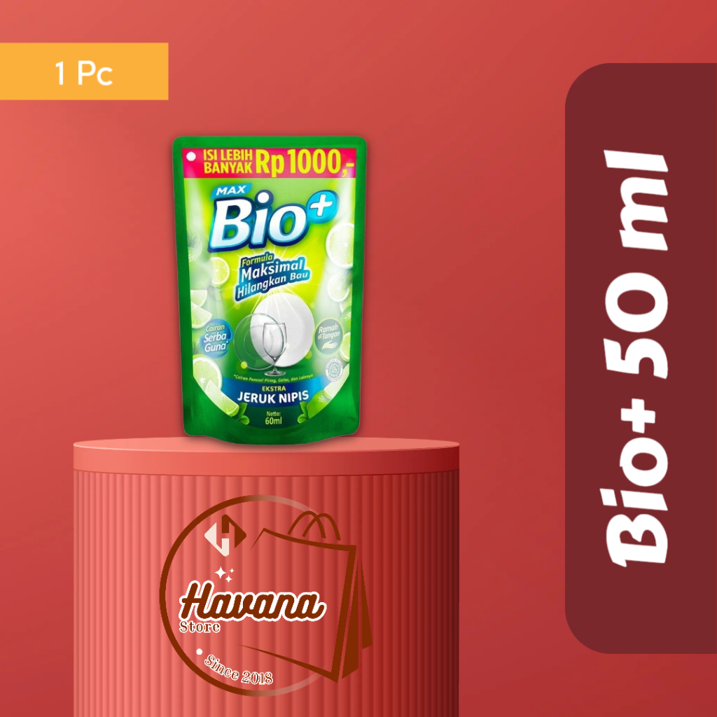 Jual Havana Sabun Cuci piring bio+ Sabun anti Bacterial Extra Jeruk ...