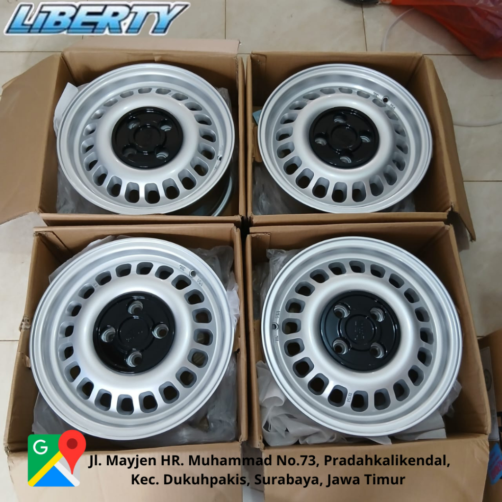 Jual Pelek HSR New Series Type HSR BSI Ring 15 Baut 4x114,3 Velg Model ...