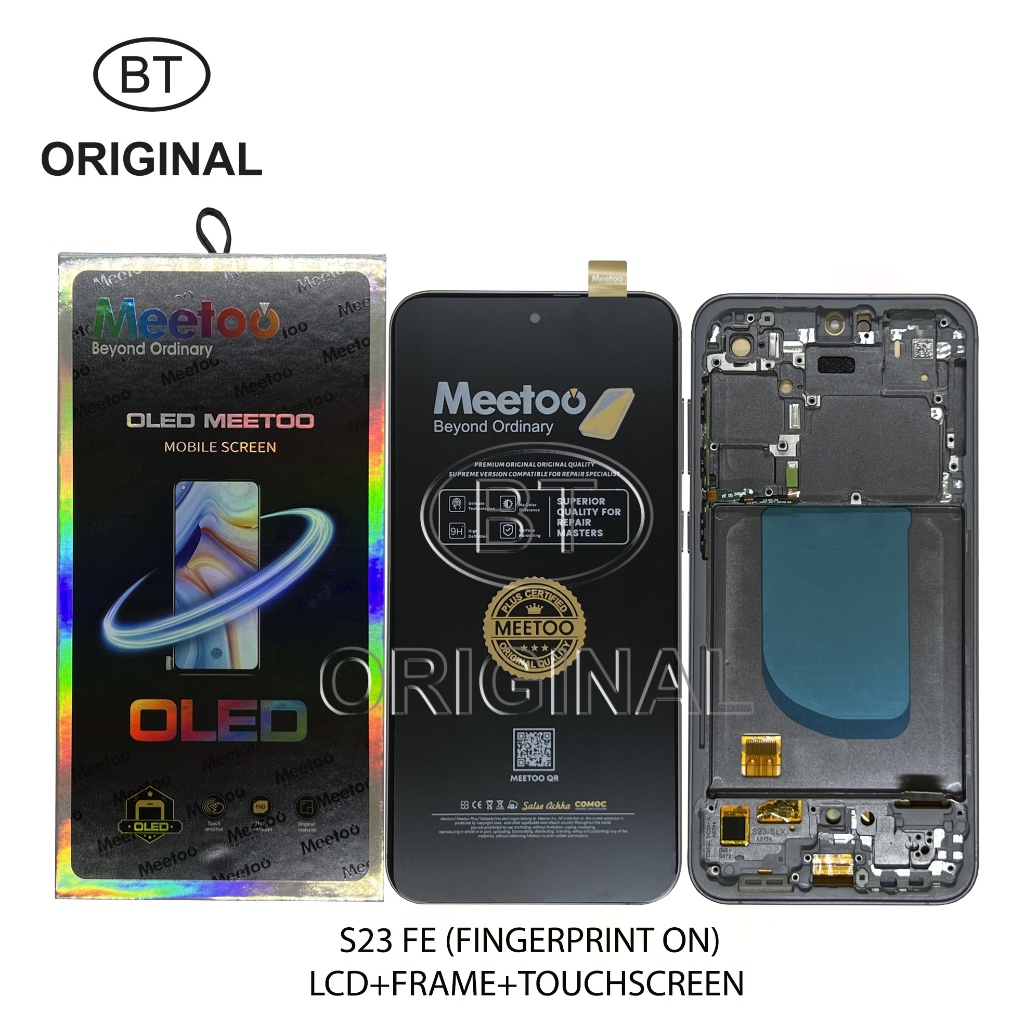 Jual LCD SAMSUNG S23 FE - S711 FINGERPRINT ON +FRAME - OLED MEETOO | Shopee Indonesia