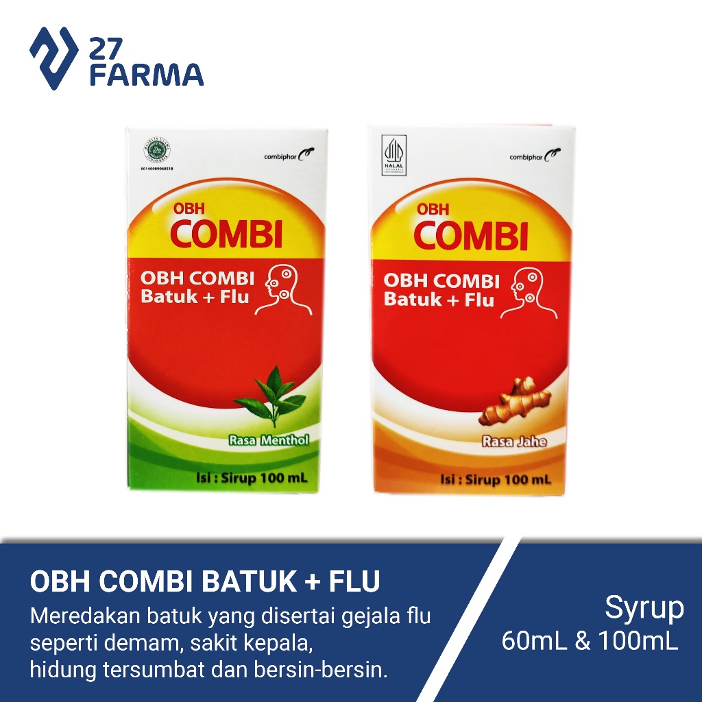 Jual Obh Combi Batuk + Flu Sirup 60mL &100mL (per Botol) | Shopee Indonesia