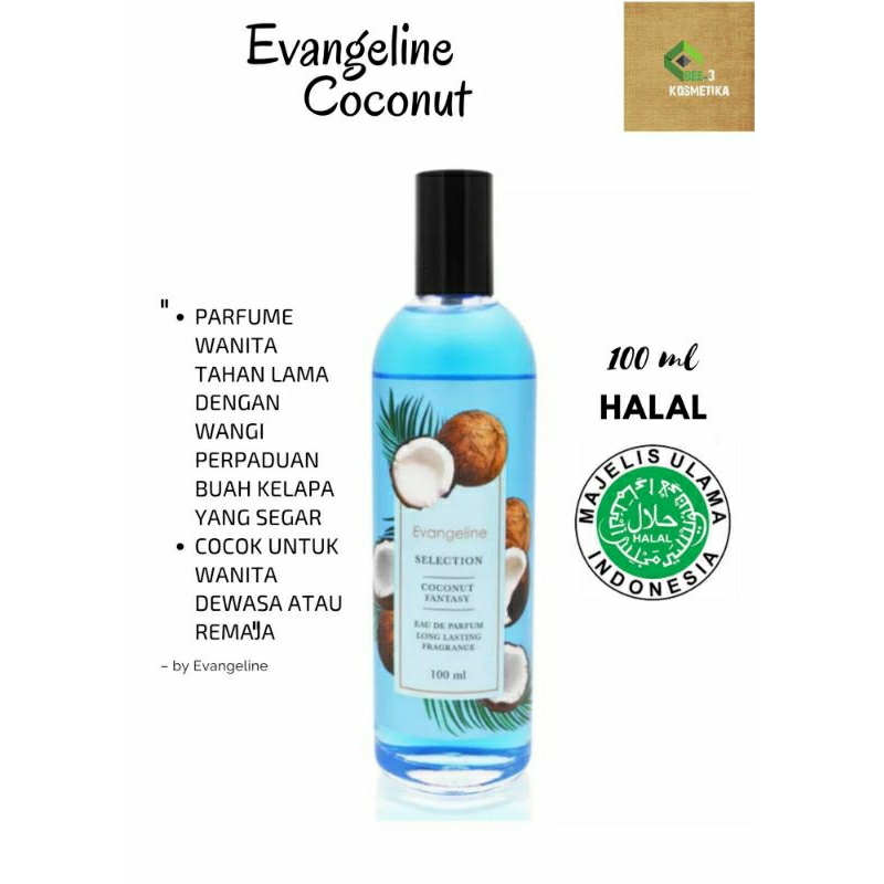 Jual coconut fantasy evangeline parfum populer | Shopee Indonesia