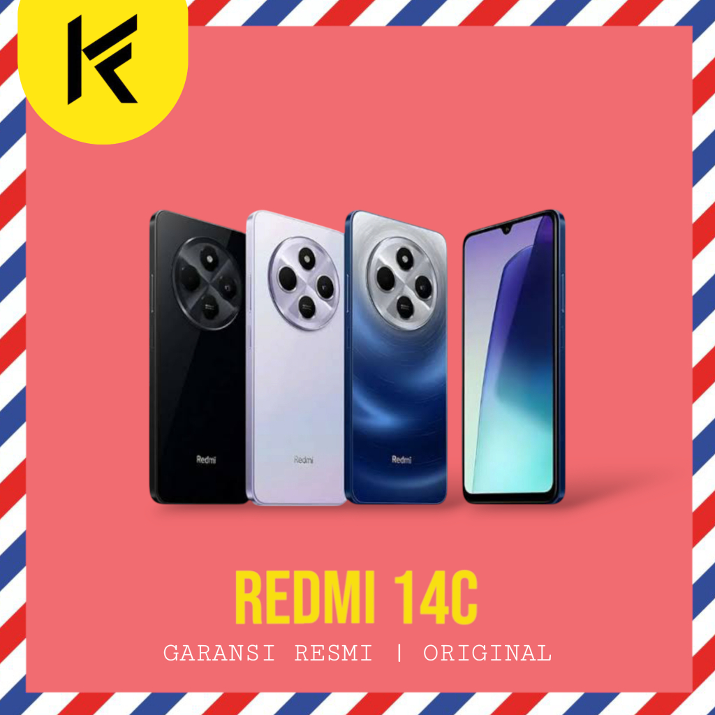 Jual Xiaomi Redmi 14C RAM 6/128GB Garansi Resmi | Shopee Indonesia