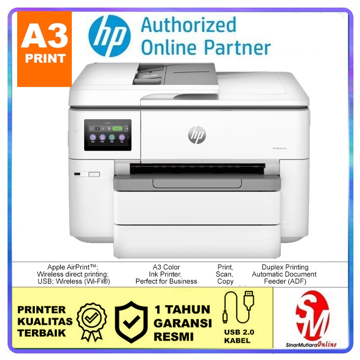 Jual Printer HP OfficeJet Pro 9730 A3 Wide Format All-in-One Print Scan Copy | Shopee Indonesia