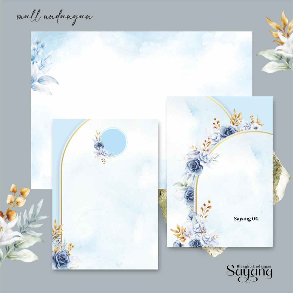 Jual BLANGKO KOSONG - BLANKO KOSONG UNDANGAN PERNIKAHAN FULL COLOUR SAYANG 04 | Shopee Indonesia