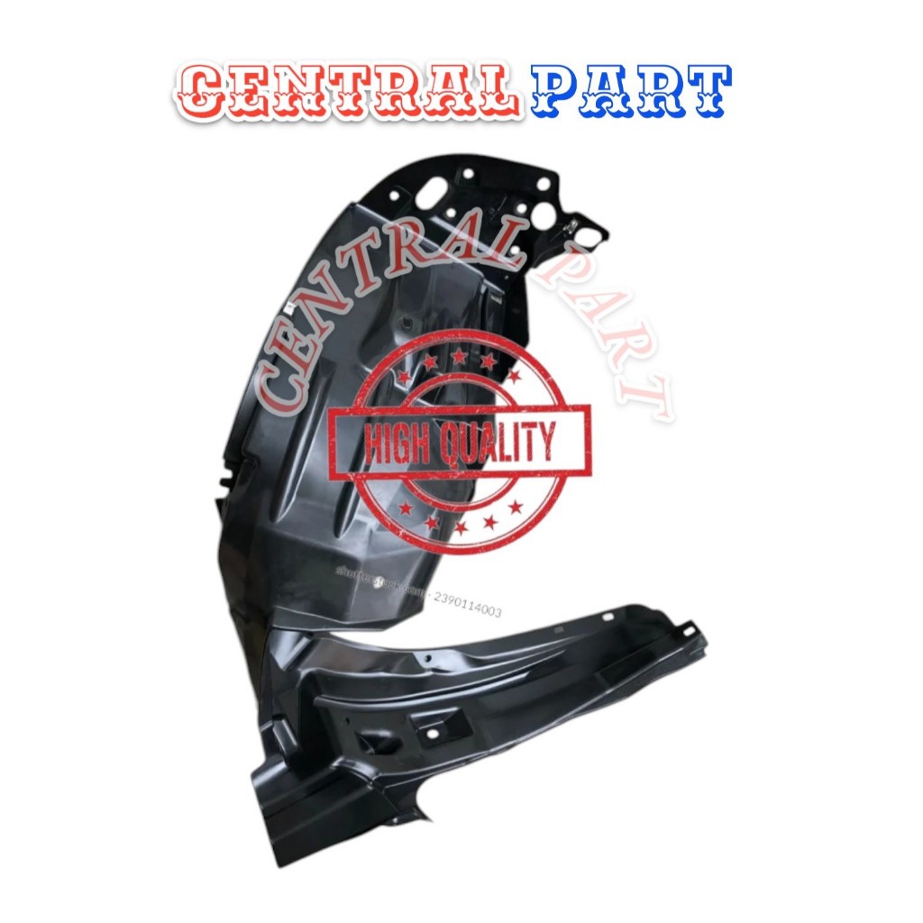 Jual liner fender inner spakbor depan dalam atas mobil honda BRIO 2017 ...