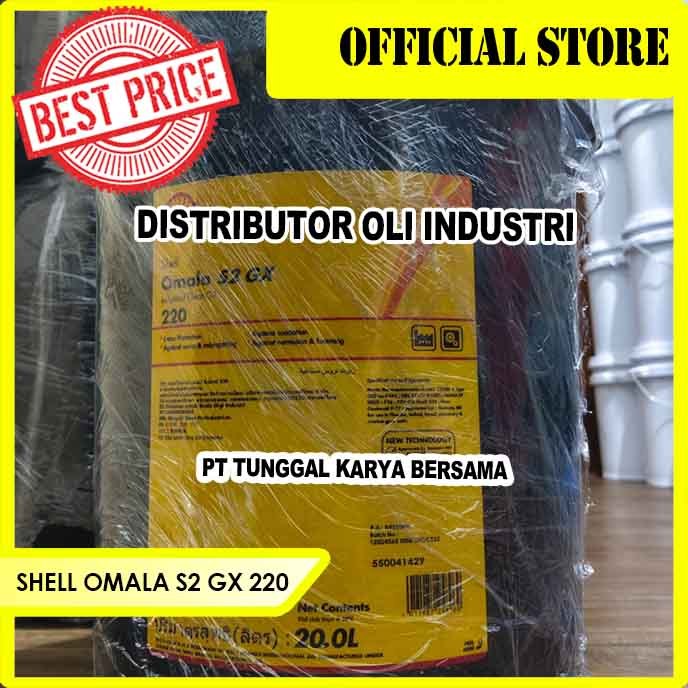 Jual SHELL OMALA S2 GX 220 ( INDUSTRIAL GEAR OIL ) | Shopee Indonesia