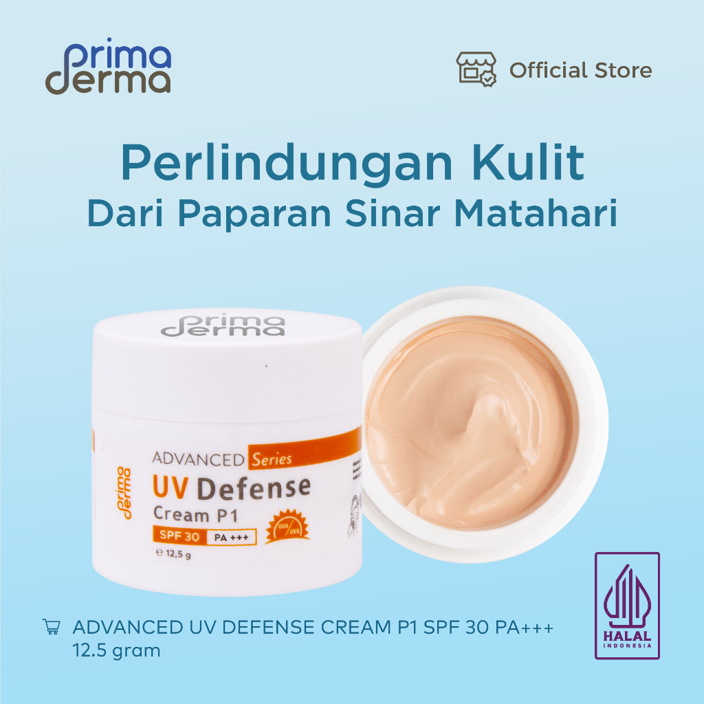 Jual PRIMADERMA Advance UV Defense Cream P1 SPF 30 PA+++ - Tabir Surya ...