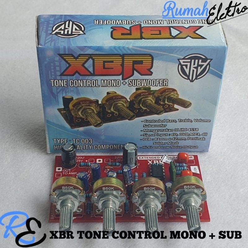 Jual KIT XBR TONE CONTROL MONO PLUS SUBWOOFER by SKY | Shopee Indonesia