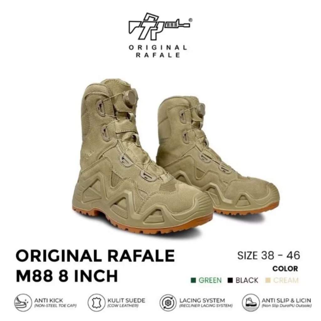 Jual SEPATU TACTICAL ORIGINAL RAFALE M88 / SEPATU BOA SYSTEM PREMIUM ...