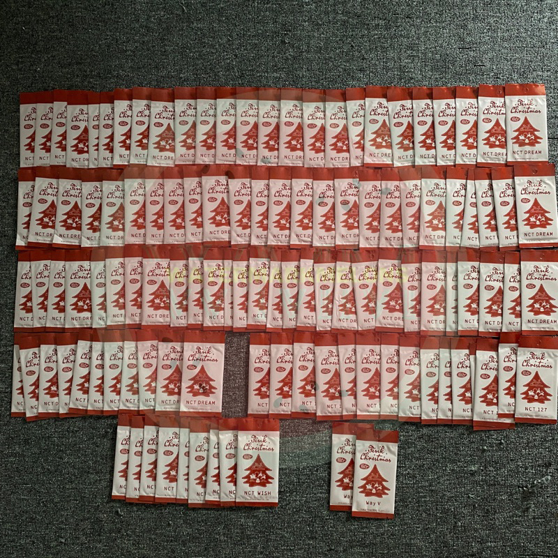 Jual TC Random Pack Pink Christmas NCT Sealed NCT Dream 127 Wish Wayv ...