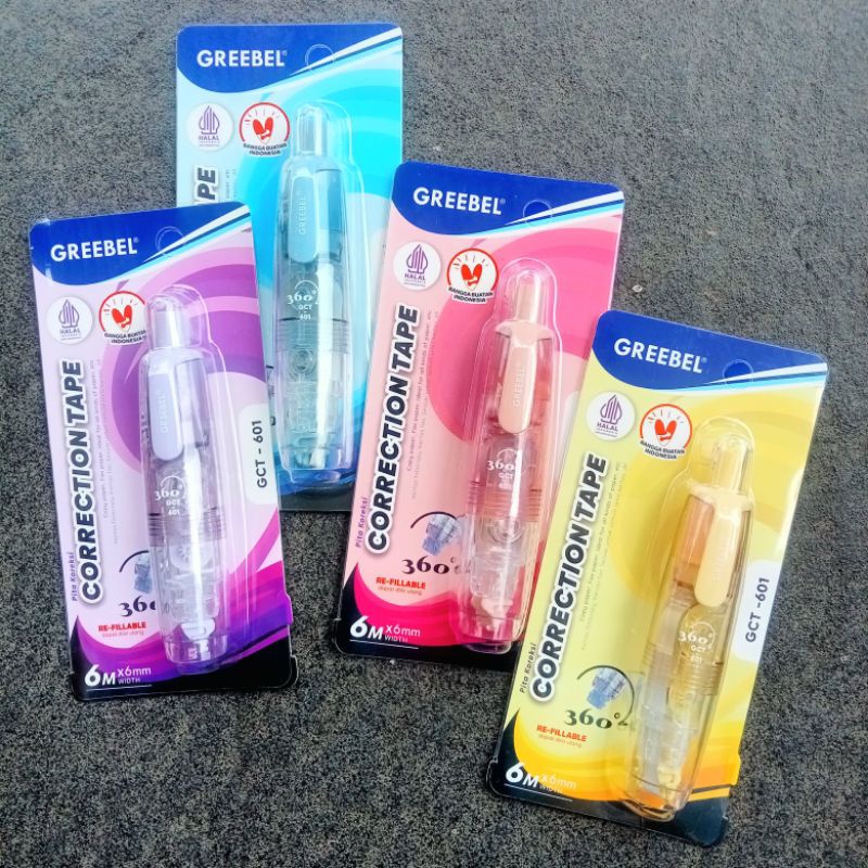 Jual TIPE-X Kertas Correction Tape Greebel GCT-601 6 Meter ( Pcs ...