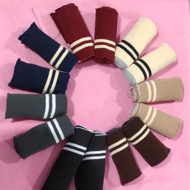Jual Kain rib jaket/kain bur strip | Shopee Indonesia