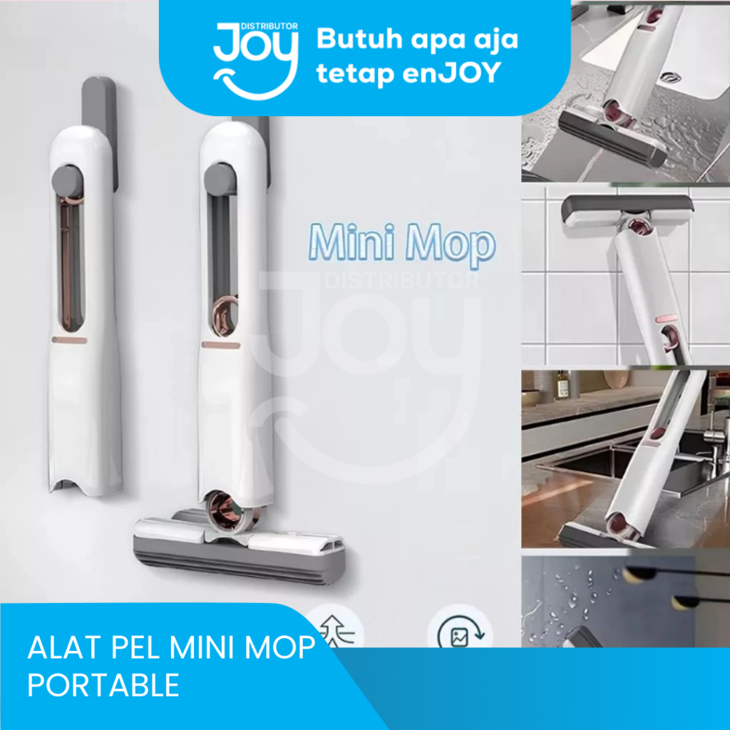 Jual (JOY) Alat Pel Mini Mop Portable Pembersih Ruangan Mini Mops Wiper Pembersih Lantai Layar ...
