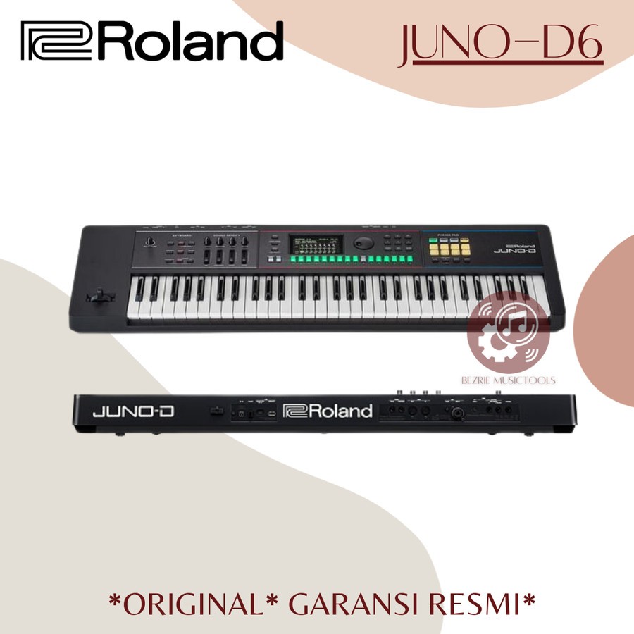 Jual Roland Juno D-6 Synthesizer 61-Keys Juno D-6 Keyboard Digital | Shopee Indonesia