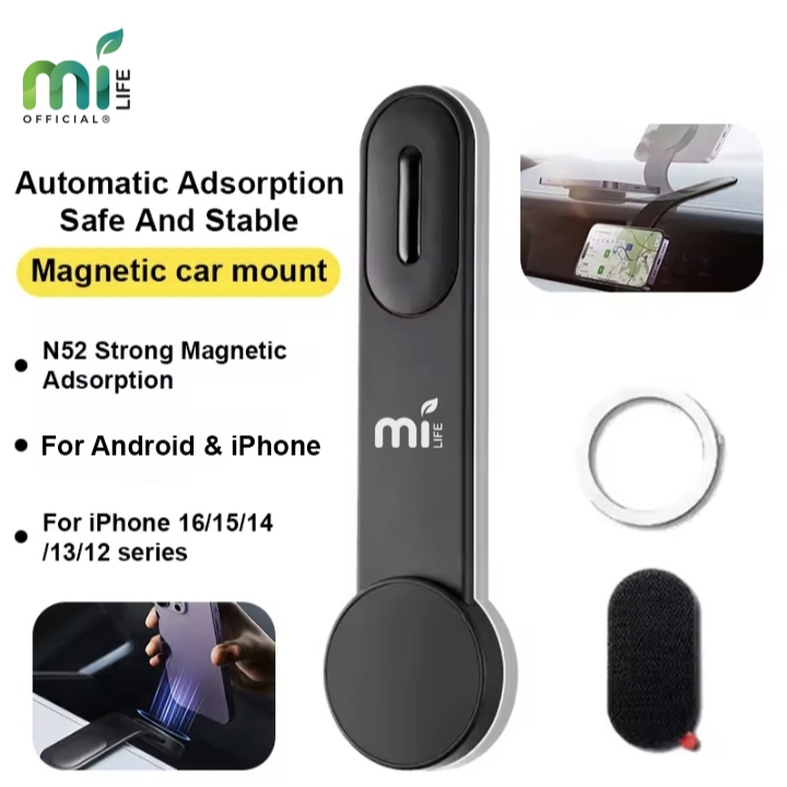 Jual MILIFE Magnetic N52 Car Phone Holder HP Dashboard Mobil Magnet ...