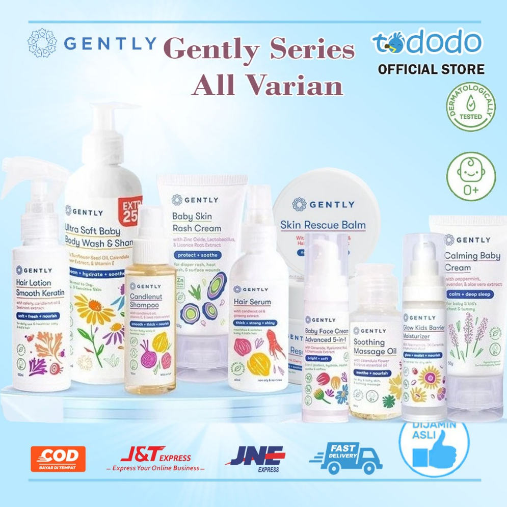 Jual Gently Calming Rash Cream / Baby Cream / Skin Rescue Balm / Face ...