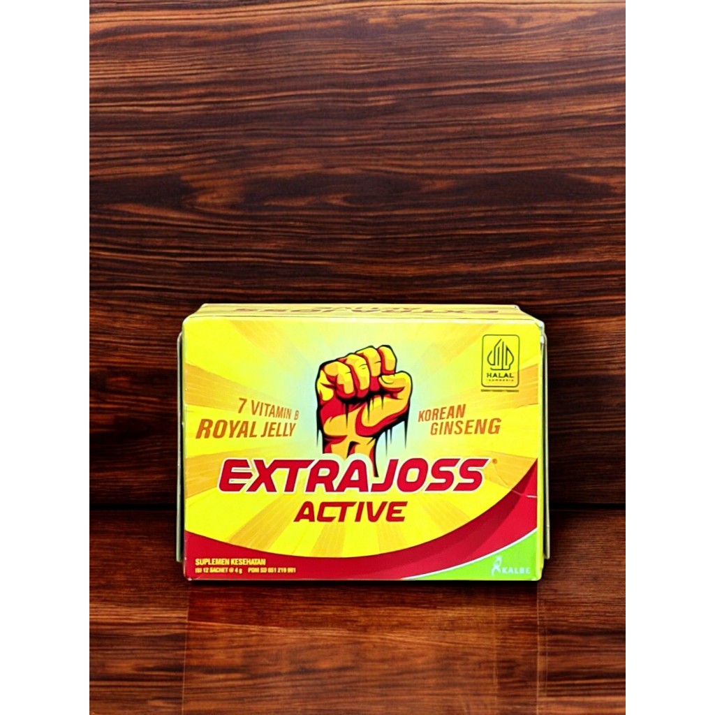Jual Extra joss active box isi 12 sachet @ 4 g | Shopee Indonesia