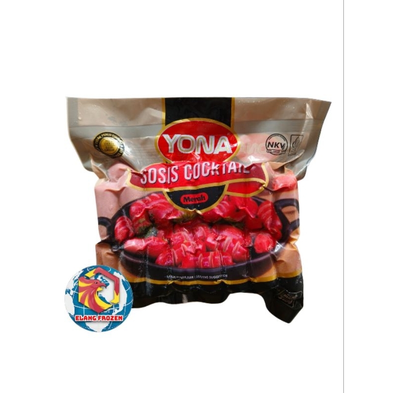 Jual Yona Sosis Sapi Cocktail Merah | Yona Beef Sausage Cocktail Merah ...