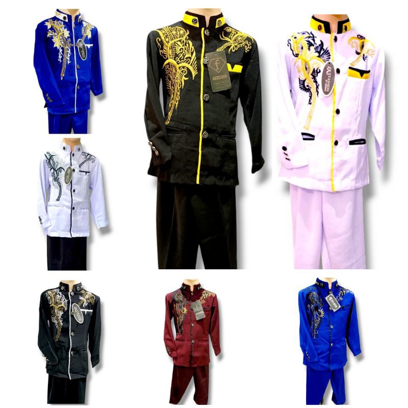 Jual JASKO ANAK SETELAN BORDIR BAJU JAS KOKO ANAK LAKI MUSLIM STELAN ...