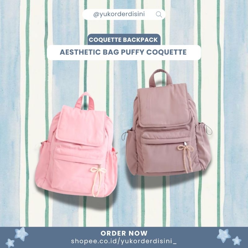 Jual TAS RANSEL | TAS RANSEL COQUETTE | TAS SEKOLAH | TAS KULIAH | TAS ...