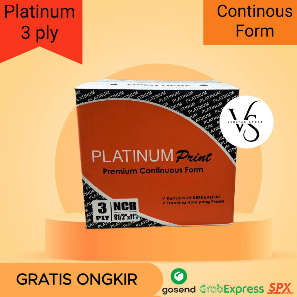 Jual Kertas Faktur / Continuous Form 3 Ply dan 3 Ply bagi 2 ukuran 9½ x ...