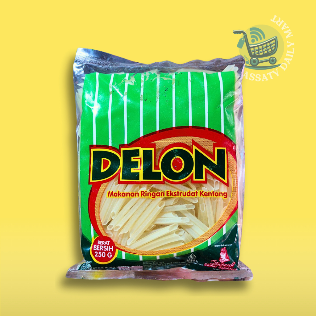 Jual DELON POTATO KERUPUK STICK KENTANG POTATO 250GRAM | Shopee Indonesia