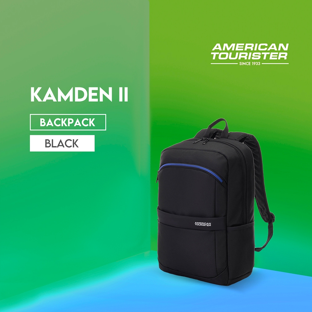 Jual American Tourister Kamden II 3.0 Backpack 1 - Black | Shopee Indonesia