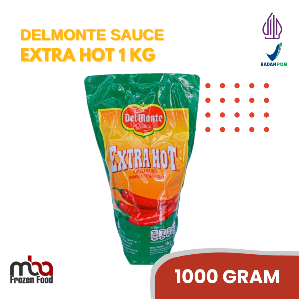Jual Saus Sambal Extra Hot Delmonte / Saos Sambal Del Monte /Saussambal ...