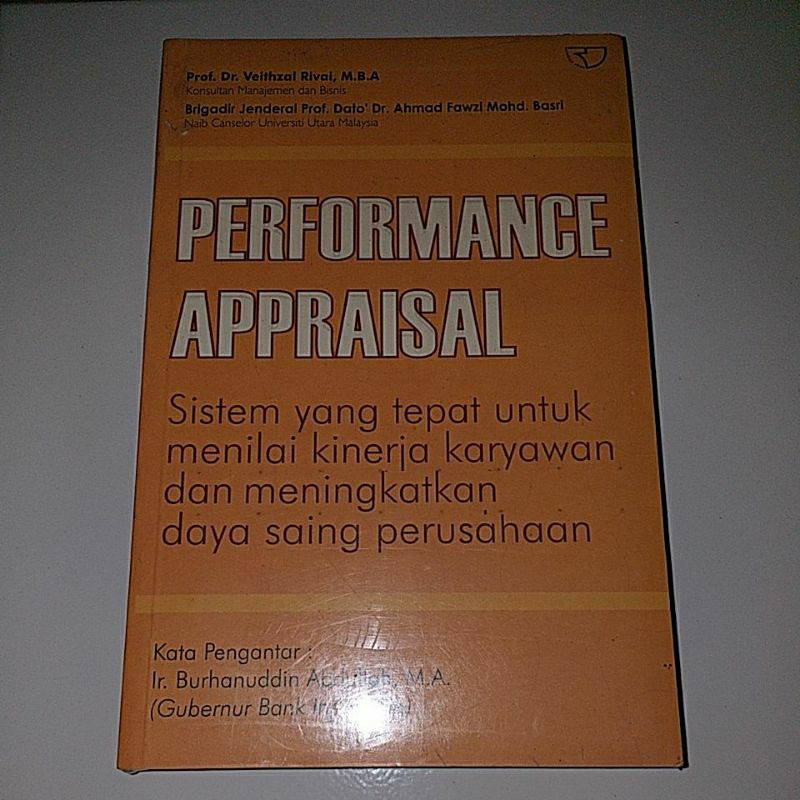 Jual Buku Performance Appraisal : "Sistem yang tepat untuk menilai ...