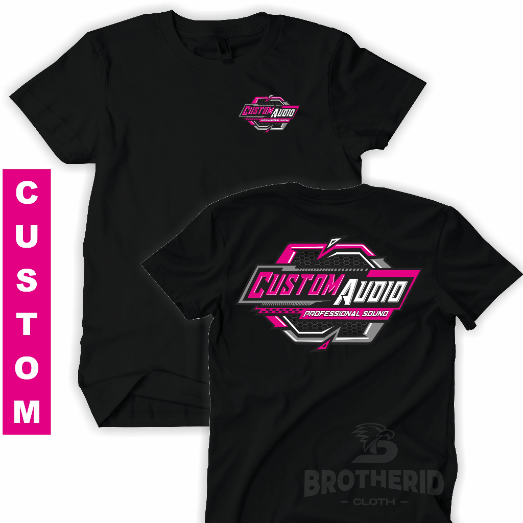 Jual Kaos Sound System Custom Nama v2 Baju Audio Bisa Ganti Tulisan Dan ...