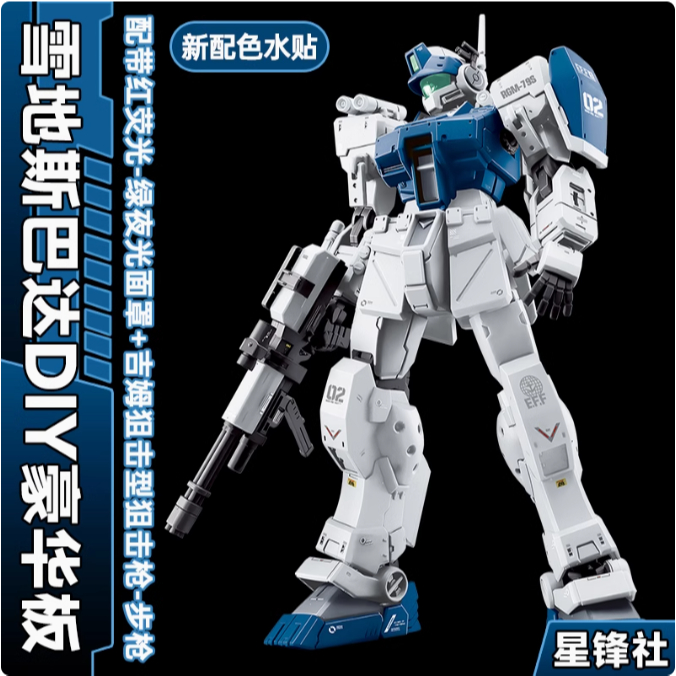 Jual HG 1/144 XFS RGM 79GS GM Spartan DIY White Blue (WB) Plamo | Shopee Indonesia