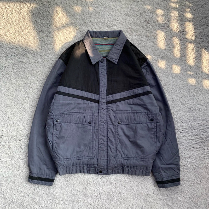 Jual VINTAGE JACKET BIGMARVIN - COLORBLOCK FLIGHT JACKET CANVAS - Jaket ...