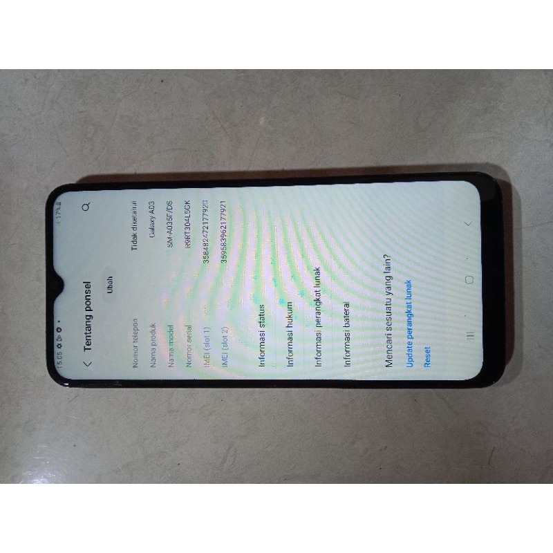 Jual mesin samsung A03/SM-A035F 4/64 normal original cabutan no pola ...