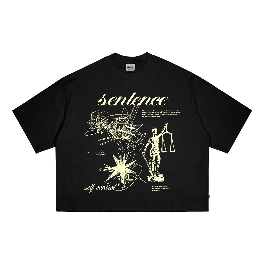 Jual T-Shirt | Boxy Fit | Element | Black | Sentence. | Shopee Indonesia