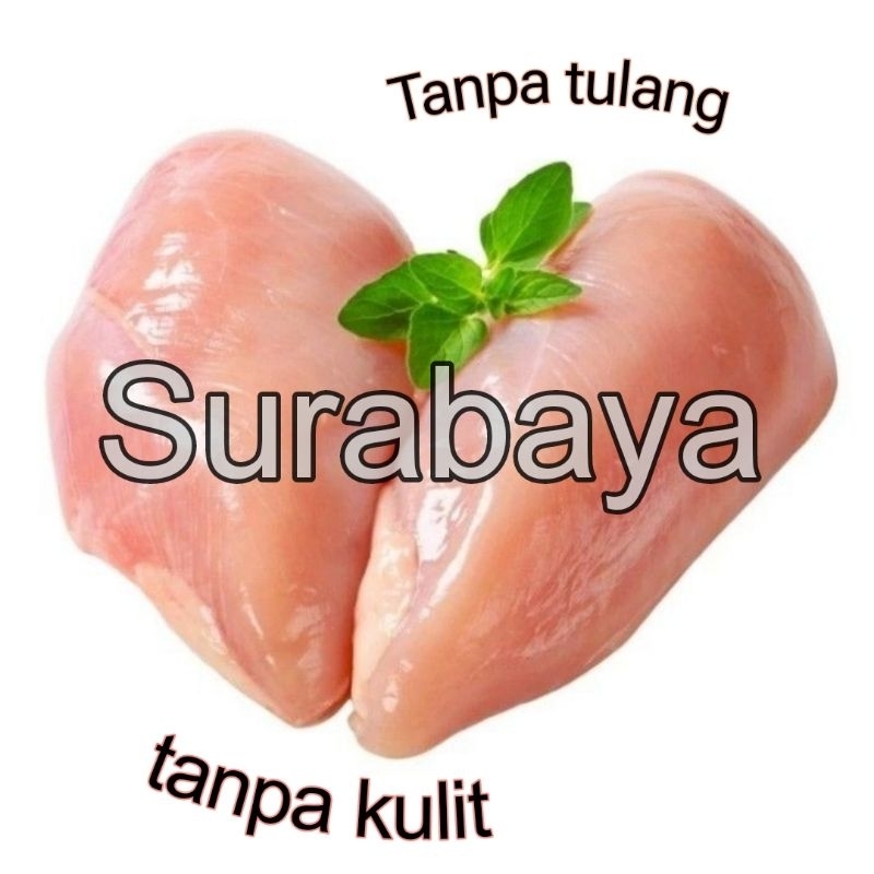 Jual 1kg Dada/Paha Ayam Filet bersih Chiken Boneless tanpa tulang dan ...
