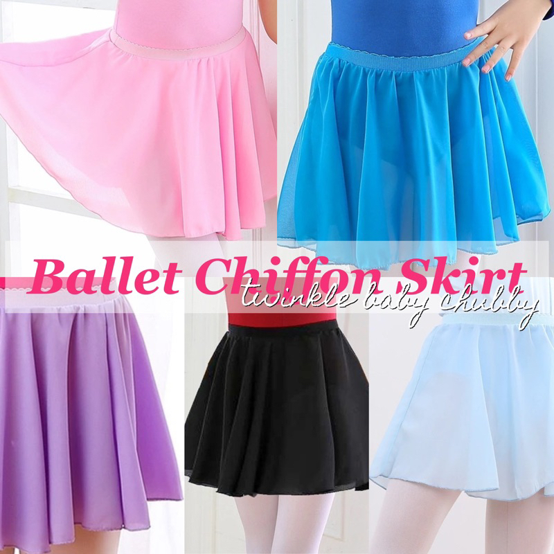 Jual ROK SIFON BALET ANAK WRAPSKIRT KARET PINGGANG POLOS GYMNASTIC RAD ...