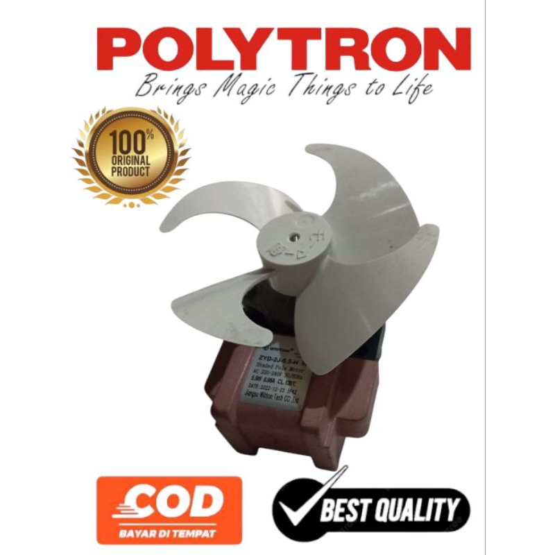 Jual FAN SHOWCASE POLYTRON ORIGINAL | MOTOR FAN SHOWCASE | DINAMO KIPAS ...