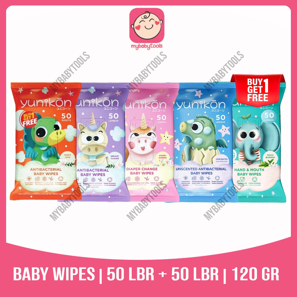 Jual YUNIKON BABY WIPES TISSUE BASAH BAYI 50s | Shopee Indonesia