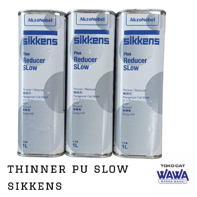 Jual Thinner PU Sikkens reducer slow plus 1 liter | Shopee Indonesia