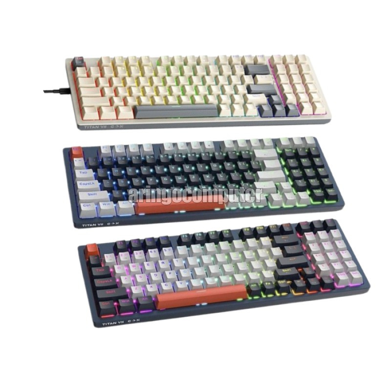 Jual Keyboard GAMEN TITAN 7 BLUE - RED SWITCH | Shopee Indonesia