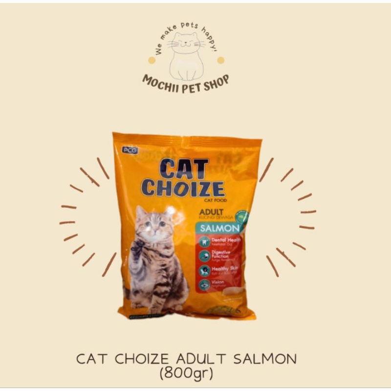 Jual CAT CHOIZE ADULT SALMON 800GR | Shopee Indonesia