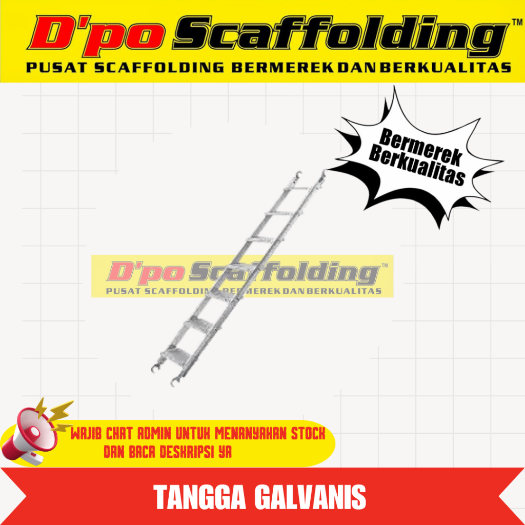 Jual TANGGA/STAIR SCAFFOLDING T.190 GALVANIS | Shopee Indonesia
