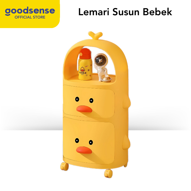 Jual GoodSense Lemari Susun Karakter Bebek Kabinet Susun Drawer / Rak ...