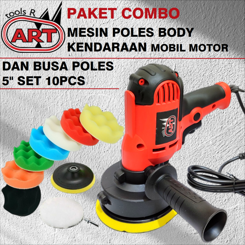 Jual Mesin Poles Body Kendaraan Mobil Motor 5" Alat Poles Amplas Body Motor Kaca Furniture ...